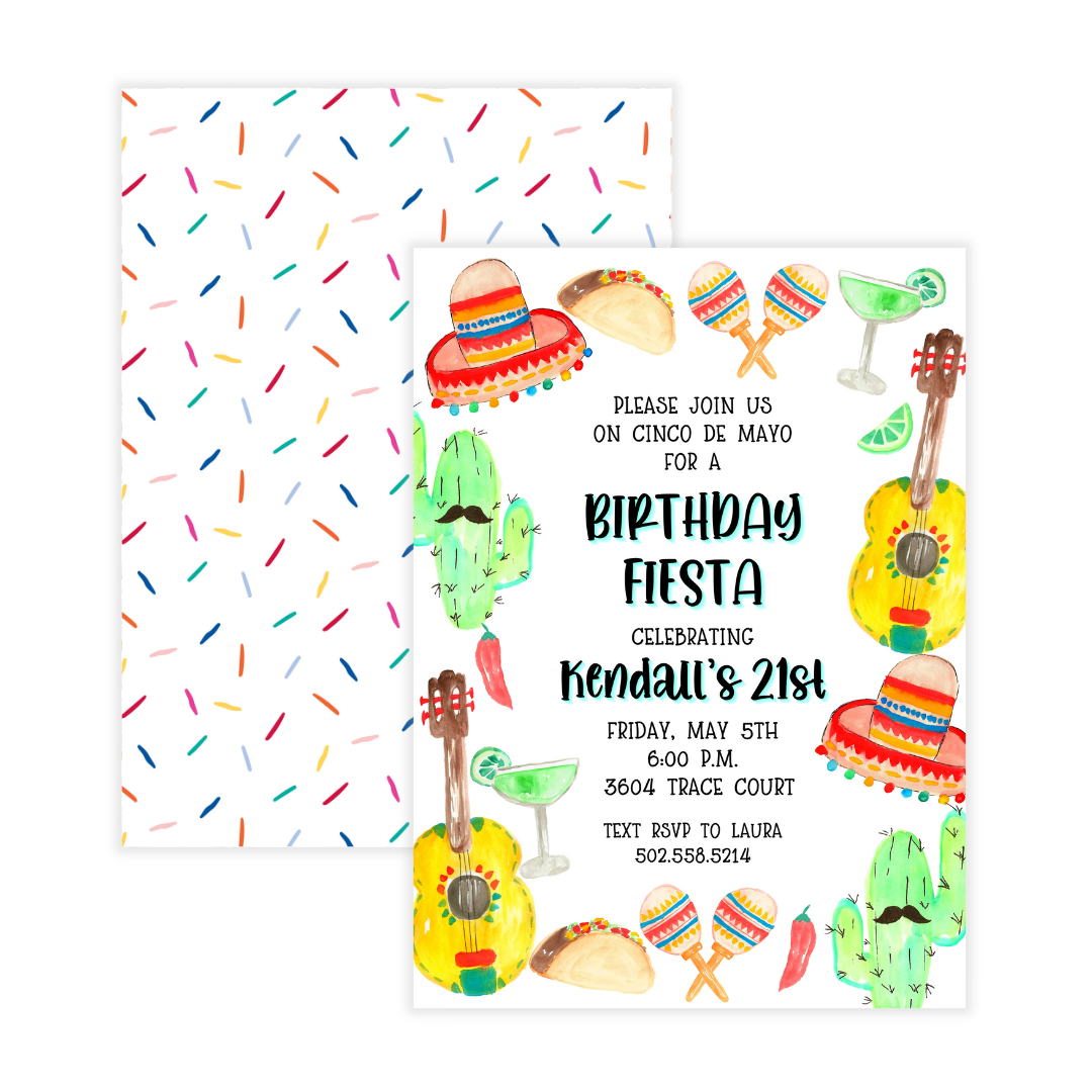 Fiesta Party Invitation – Lulu Papers